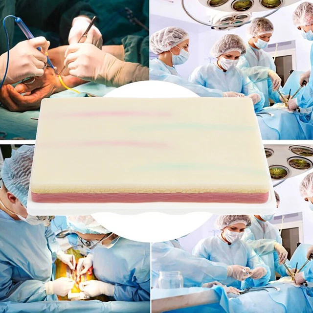 VENIPUNCTURE INJECTION PRACTICE Model Silicone Human Skin Suture ...