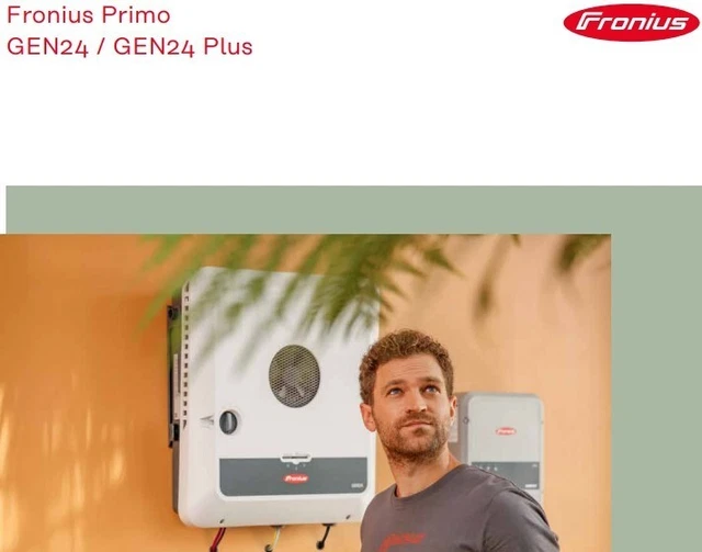FRONIUS 10.0KW GEN24 PLUS SYMO Hybrid Three Phase Solar Inverter Dual MPPT IP65 $5,626.40 ...