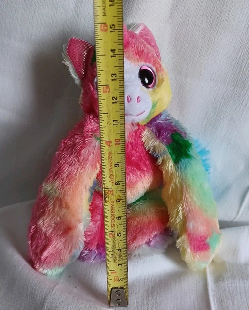 KEEL TOYS HUGG Ems Rainbow Unicorn Soft Toy Cuddly Plush Stuffed Animal ...