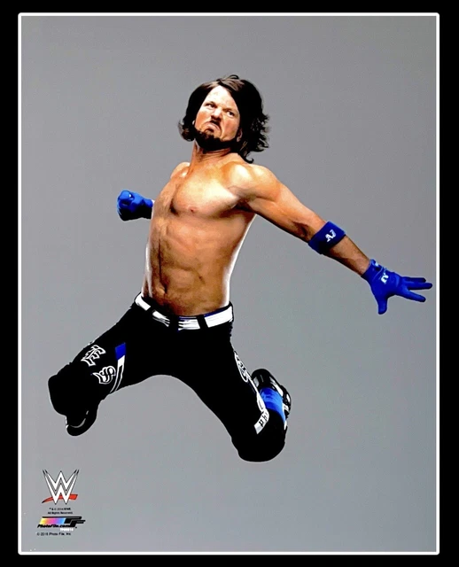 WWE AJ STYLES Official Licensed 8X10 Wrestling Photo Authentic Photo ...