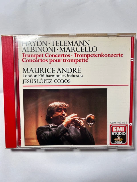HAYDN TELEMANN ALBINONI Marcello Trumpet Concertos trompette - Maurice ...