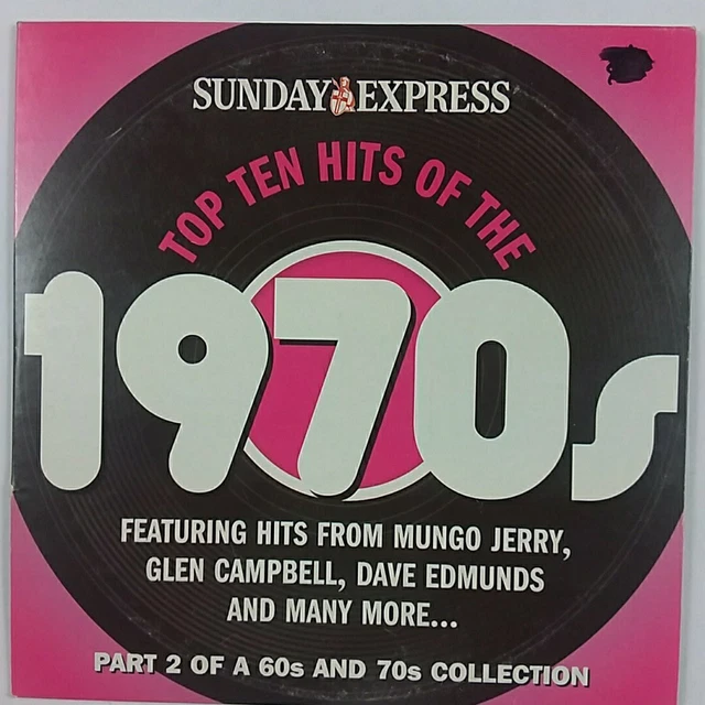 SUNDAY EXPRESS TOP Ten Hits of the 1970's Music CD Featuring Glen ...