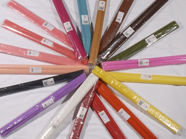 PRL) CARTA CRESPA PROFESSIONALE HOBBY ART 50 x 250 cm CREPE CRÉPON ...