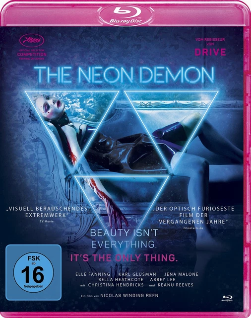 THE NEON DEMON (Blu-ray) Keanu Reeves Elle Fanning Karl Glusman Jena ...