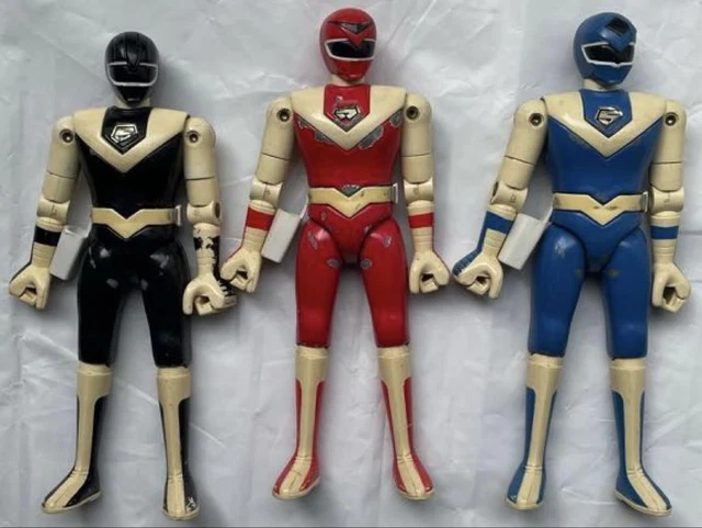 POWER RANGERS HIKARI Sentai Maskman Chogokin Figure 3p Set BANDAI Japan ...