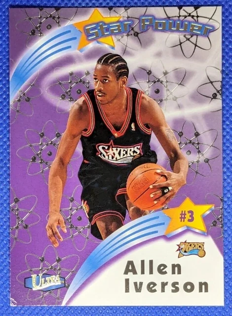 1997-98 ULTRA ALLEN IVERSON #2 Star Power Philadelphia 76ers EUR 3,31 ...