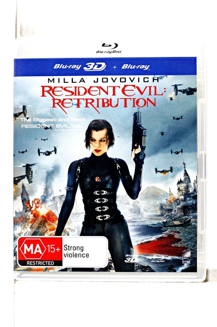 RESIDENT EVIL RETRIBUTION - Milla Jovovich : Blu-ray Region ABC ...