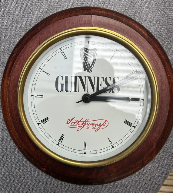 VINTAGE GUINNESS CLOCK £20.00 - PicClick UK