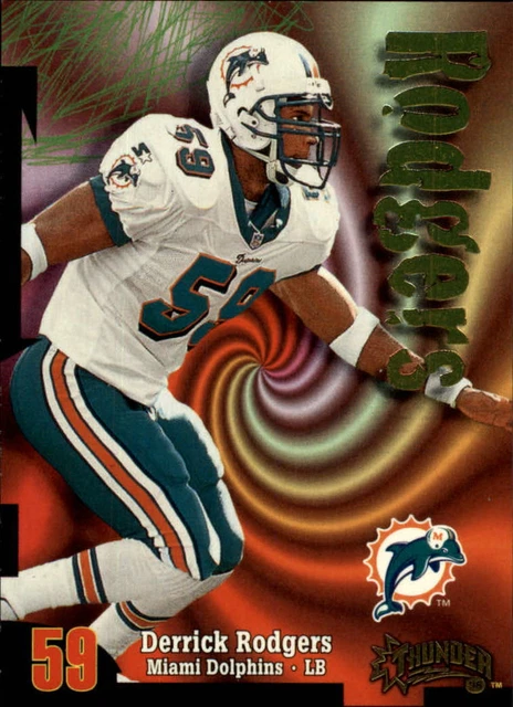 1998 SKYBOX THUNDER Football Card #163 Derrick Rodgers EUR 1,87 ...