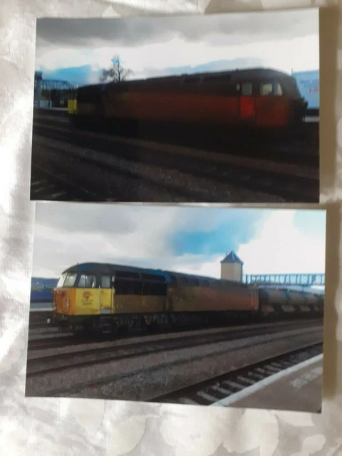 2 6X4 PHOTOS of Colas Rail Freight Class 56 at Lincoln Railway Station ...