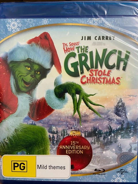DR SEUSS' HOW The Grinch Stole Christmas NEW/sealed BLU RAY (2000 ...