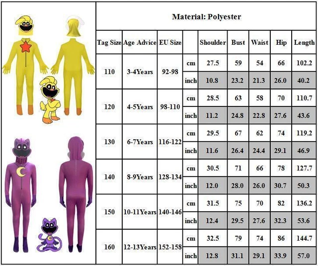 SMILING CRITTERS JUMPSUIT DogDay CatNap PickyPiggy Cosplay Costume ... SMILING CRITTERS JUMPSUIT DogDay CatNap PickyPiggy Cosplay Costume ...