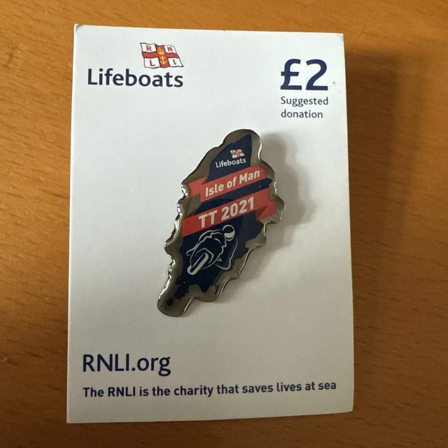 RNLI LIFEBOATS ISLE of Man TT Races 2021 Pin Badge £4.90 - PicClick UK