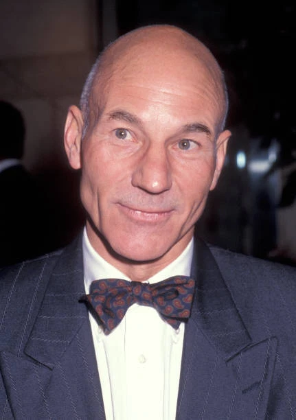 ACTOR PATRICK STEWART at the Education First!s First Vision A- 1992 Old ...