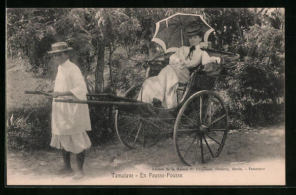 CPA TAMATAVE, EN Pousse-Pousse EUR 7,00 - PicClick FR