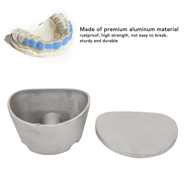 DENTAL AGAR MOLD Box Aluminum Denture Duplicating Box For Dentistry LVE ...