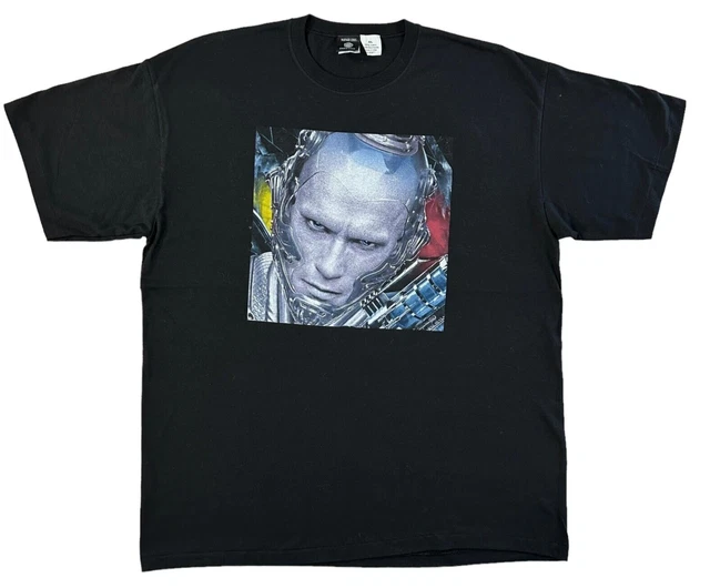 VINTAGE 90S MR. Freeze Iceman Batman and Robin Movie T-Shirt DC Comics ...