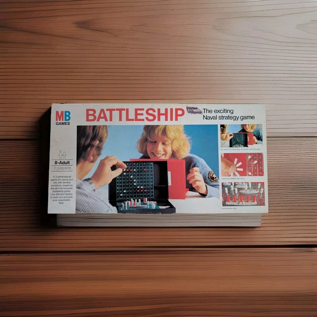 VINTAGE MB GAMES Battleship Naval Strategy Game 1975 Retro Board Game ...