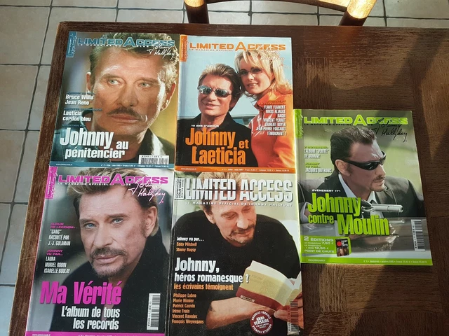 LOT MAGAZINE JOHNNY HALLYDAY EUR 20,00 - PicClick FR