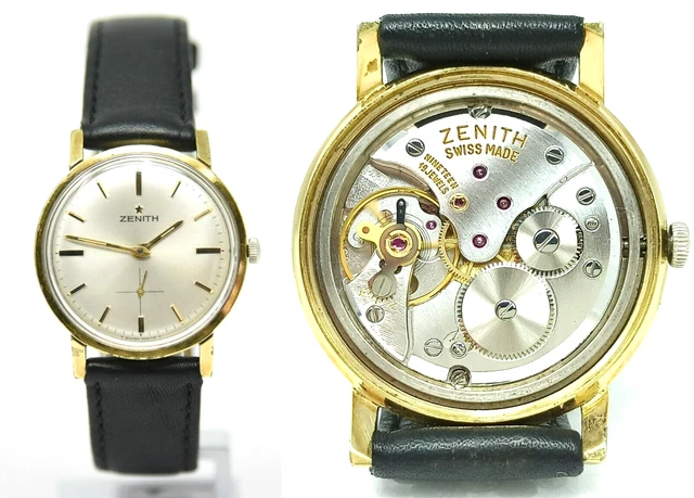 OROLOGIO ZENITH SWISS made caliber 2531 vintage mechanical watch zenit ...