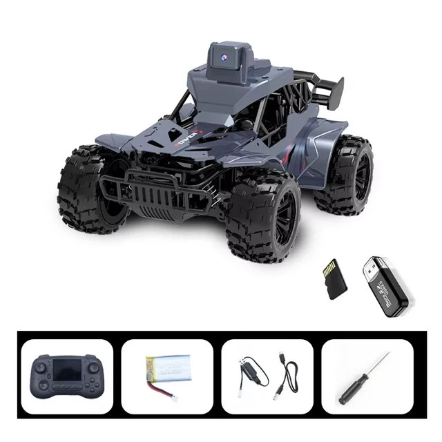 RC CAR WITH Camera Lcd Remote Fpv Real Time Transmission High Speed 2 ...