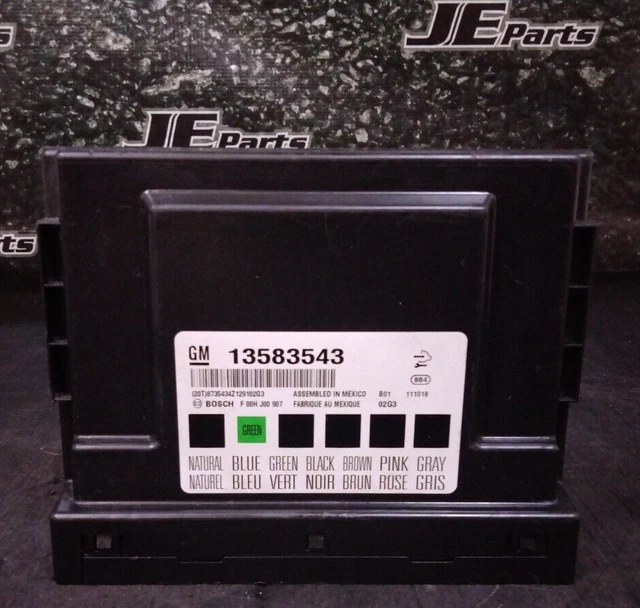 2012-2014 CHEVY CAMARO Chassis Body Control Module BCM Unit 13583543 ...