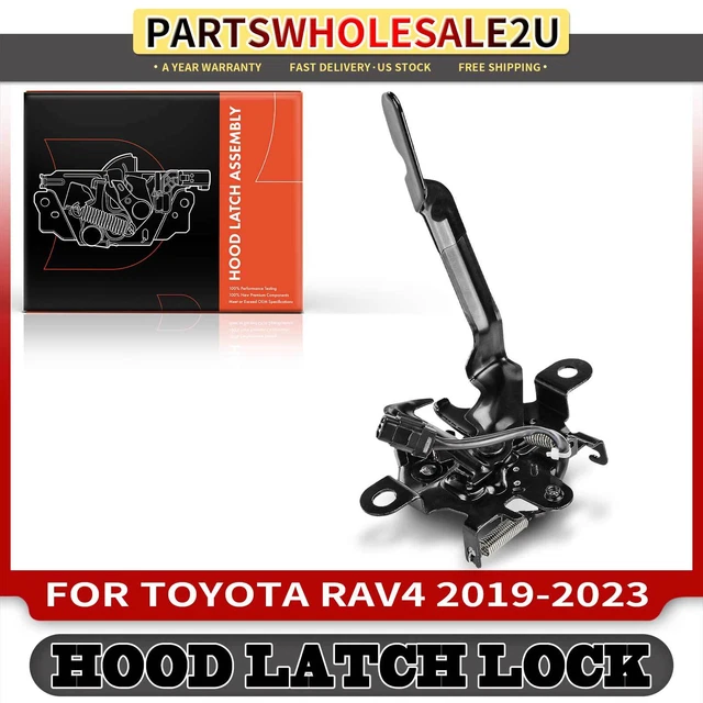 FRONT SIDE HOOD Latch Lock Assembly for Toyota RAV4 2019-2023 w/ Alarm ...