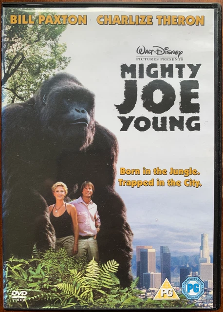 MIGHTY JOE YOUNG Walt Disney VHS Video BIG GORILLA Charlize Theron Bill ...