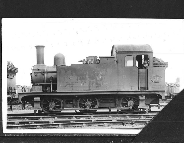 GREAT EASTERN RAILWAY - T18 Class 0-6-0T No. 50 - Vintage Image ...