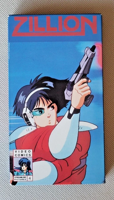 VINTAGE ZILLION ANIME Manga VHS Video Comics Anime Manga Vol 4 English ...