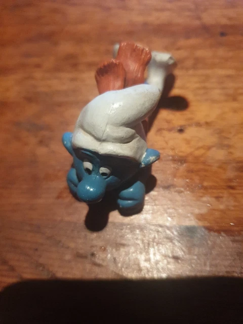 A VINTAGE 1970/80'S Smurfs Peyo " Small Smurf Figure " Smurf Toy £3.00 ...
