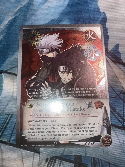 NARUTO CARDS KAKASHI Hatake & Sasuke Uchiha Ultimate Training Promo ...