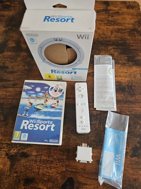 NINTENDO WII SPORTS Resort Game & Motion Plus - Remote Big Box Wii £12. ...