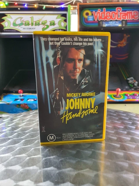 JOHNNY HANDSOME - Mickey Rourke - VHS Movie - Video Tape - Big Box Ex ...
