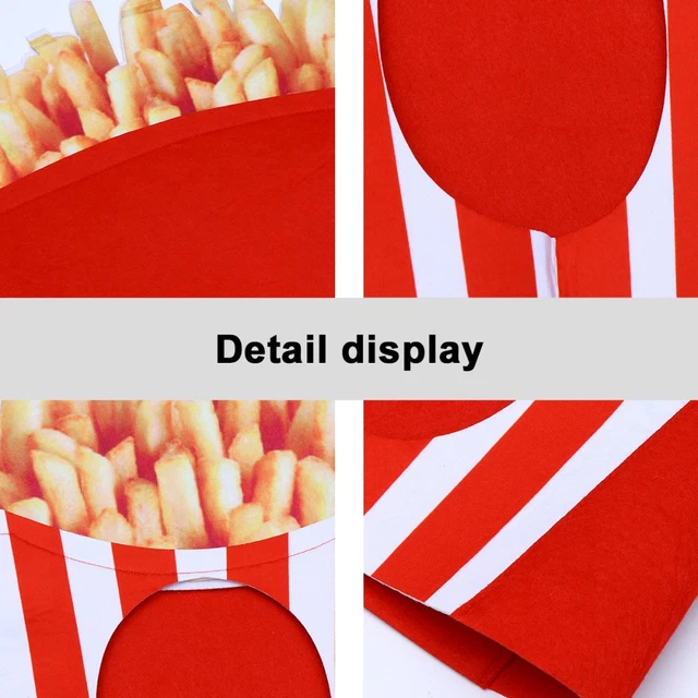 FRENCH FRIES HEADSET Party Hat Funny Food French-Fries-shape Headdress ...