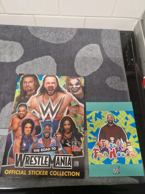 WWE THE ROAD To Wrestlemania Sticker Collection Complete £28.00 ...