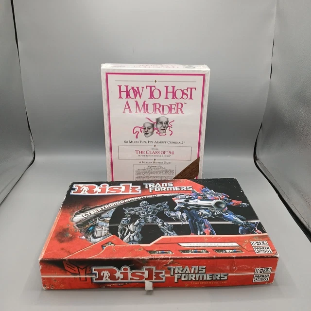 HOW TO HOST A Murder & Risk Transformers Board Games FLT37-JR £6.24 ...