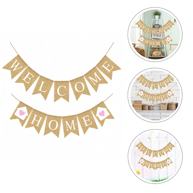 FAMILY GATHERING LATTE Art Linen Home Party Background Banner £10.85 ...