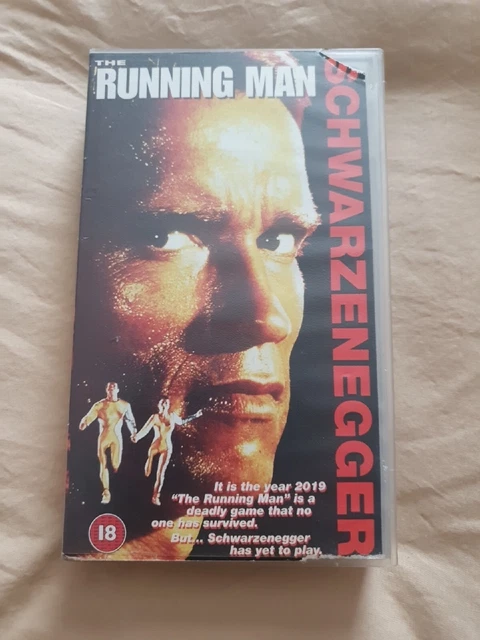 THE RUNNING MAN Vhs Arnold Schwarzenegger Action Classic £5.66 ...