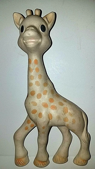 1960S SLG SOPHIE the Giraffe Rubber Squeaky Toy 7" still squeaks ...