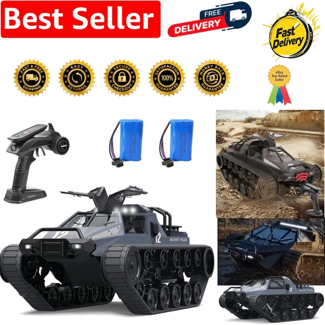 4WD HIGH SPEED Remote Control Crawler - Thrilling 1/12 Scale Tank for ...