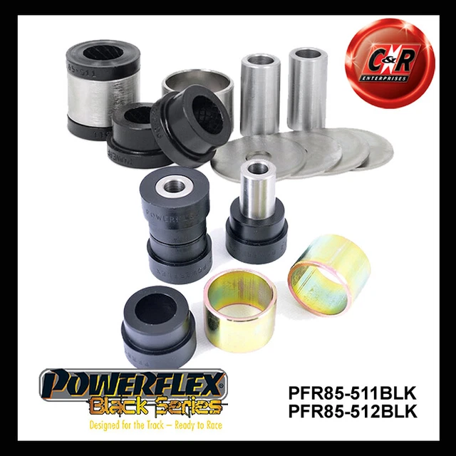 POWERFLEX BLACK RR Low Link Bushes For VW Golf MK6 (09-12) PFR85-511 + 85-512BLK EUR 172,60 ...