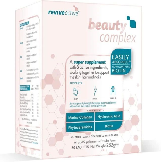 BEAUTY COMPLEX SUPER Supplement Multivitamin by Revive Active - 8 ...