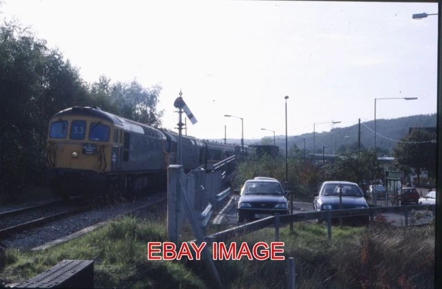 ORIGINAL 35MM SLIDE CLASS 33 LOCO NO 33116 & 33109 AT ABERCYNON THE ...