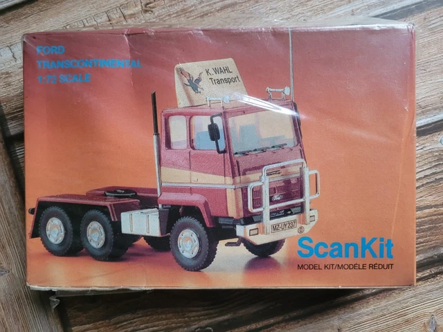 SCANKIT 3020 FORD Transcontinental Tractor Unit 1:72 Scale sealed Model ...