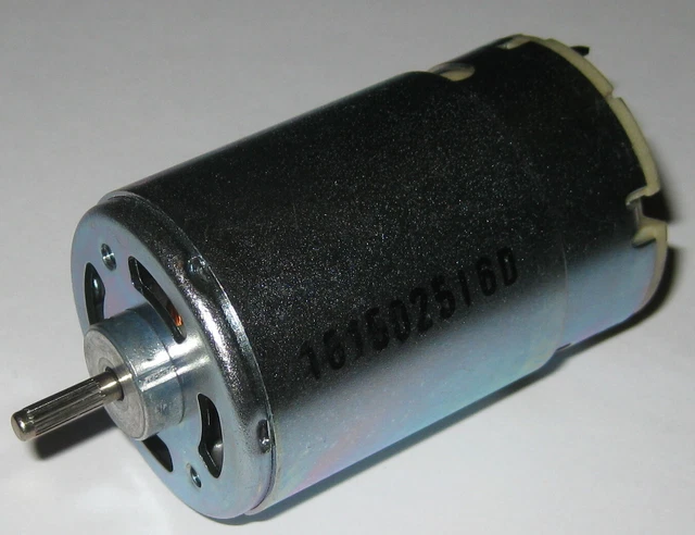 12 V - 2000 RPM - Slow Speed Electric DC Motor w/ Knurled 3.17mm Shaft ...