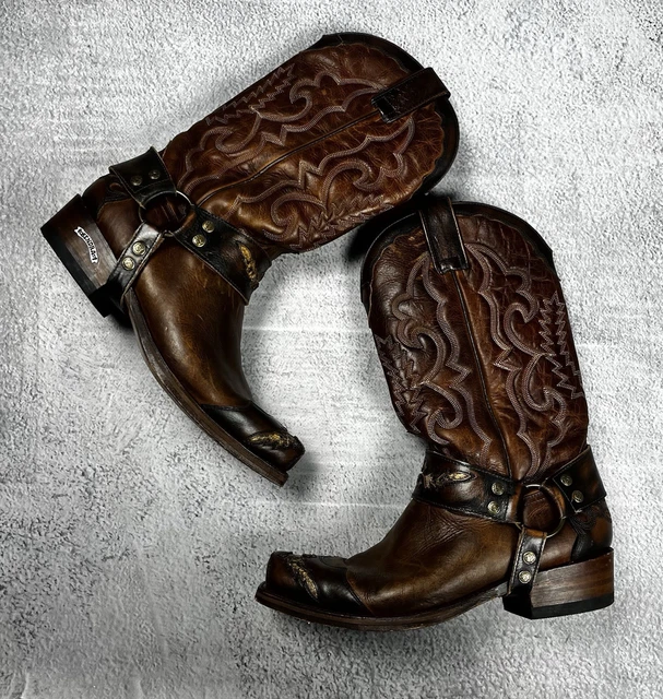 SENDRA COWBOY LEATHER Boot Western Style Size 44 £167.86 - PicClick UK