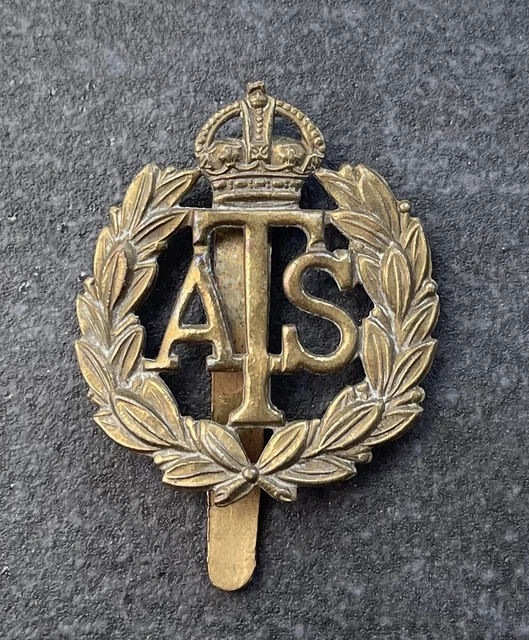 GENUINE WW2 ATS Auxiliary Territorial Service Cap Badge £7.00 - PicClick UK
