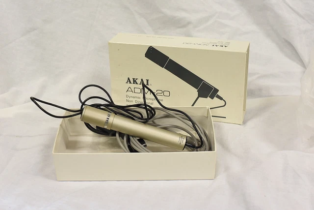 AKAI ADM-20 DYNAMIC Vintage Microphone $59.95 - PicClick AU