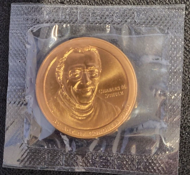 2000 CHARLES M. Schulz By Act Of Congress Snoopy Peanuts Characters 3 ...